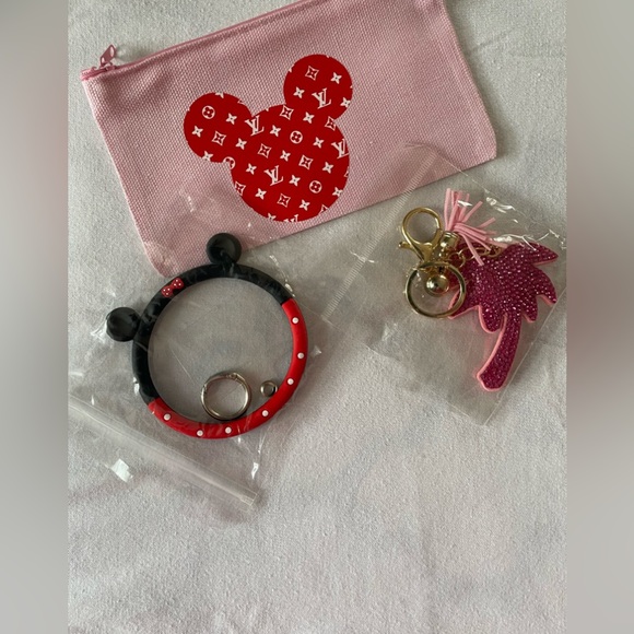 Accessories | New Disney Mickey Mouse Phone Pouch Phone Key Ringpink ...